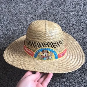 Disney | Accessories | Antique Disney Epcot Straw Hat | Poshmark